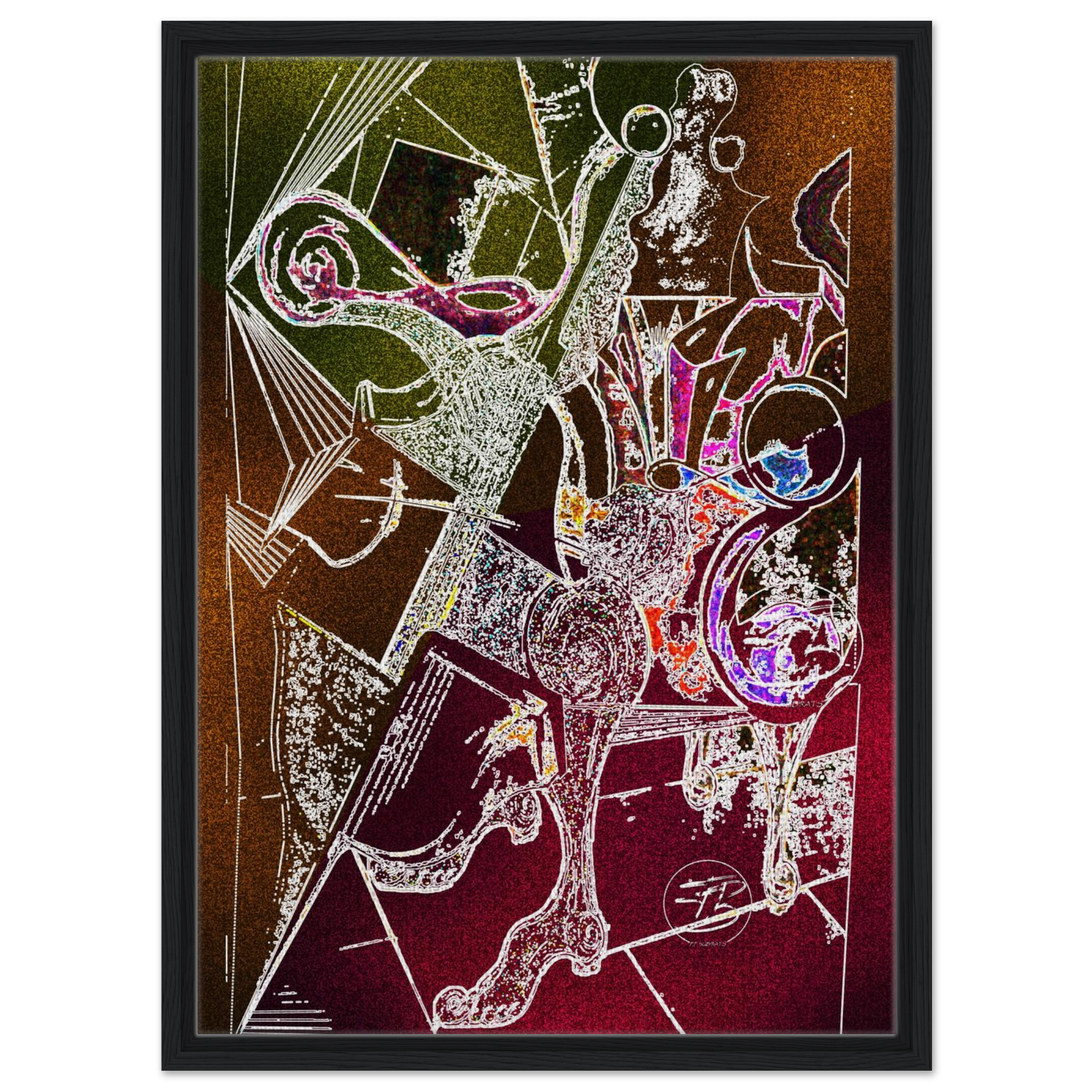 Cellist Going Towards Cubism Fine Art Canvas Print | SubiratsDArt – Mi ...