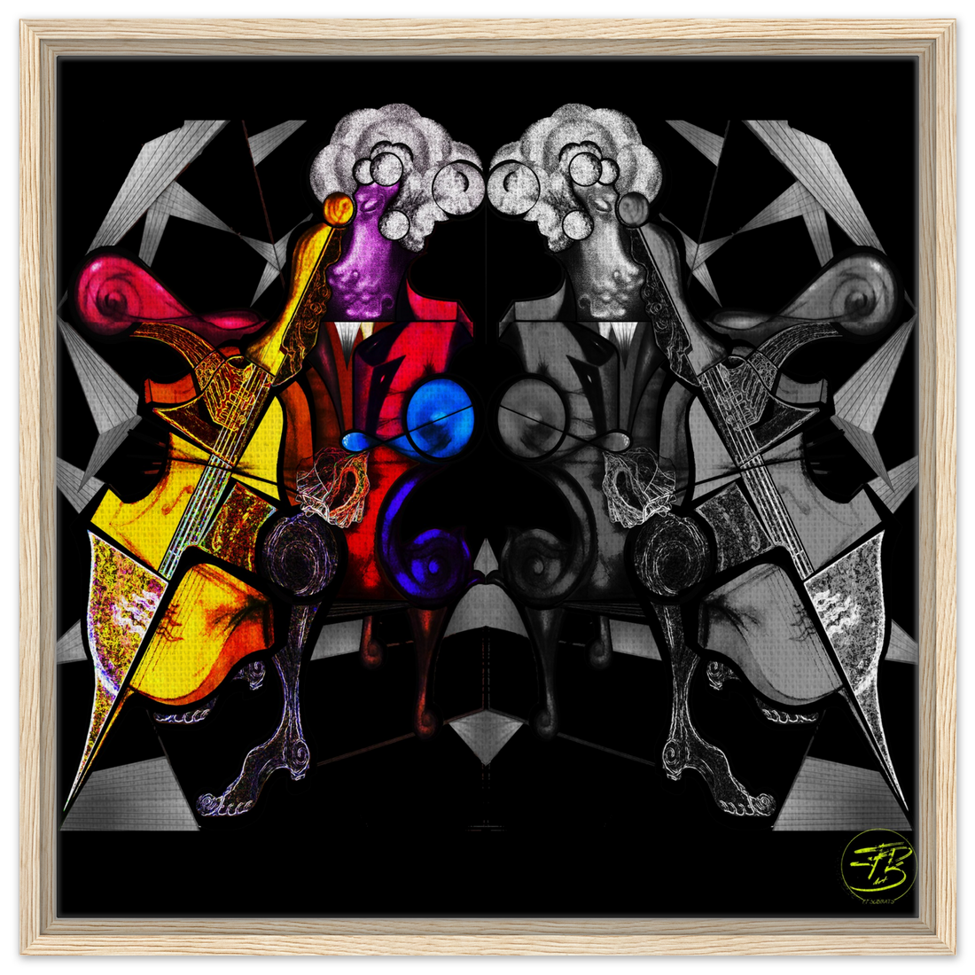 Cello Duo Fine Art Canvas Print | SubiratsDArt – Mi tienda